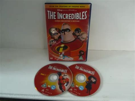 Disney Pixar The Incredibles Dvd 2 Disc Edition Fastfree Posting