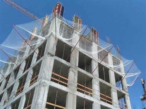 Horizontal Debris Netting For Building And Bridge Construction