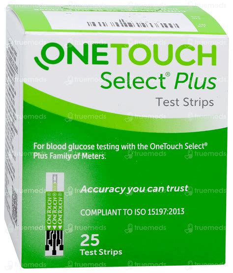 One Touch Select Plus Test Strips 25 Uses Side Effects Dosage
