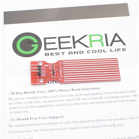 Arduino Water Level Sensor Depth Sensor Geekria Onlineshop Best