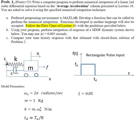 Prob 1 Points 25 Write A Computer Program To Chegg