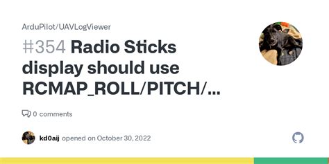 Radio Sticks Display Should Use Rcmaprollpitchthrottleyaw Parameter