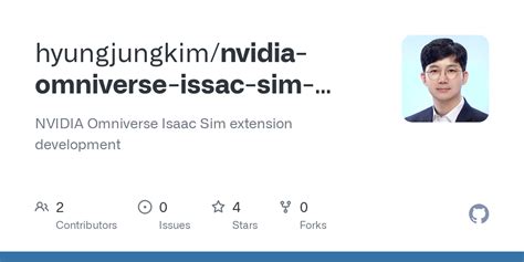 Github Hyungjungkimnvidia Omniverse Issac Sim Ext Dev Nvidia Omniverse Isaac Sim Extension