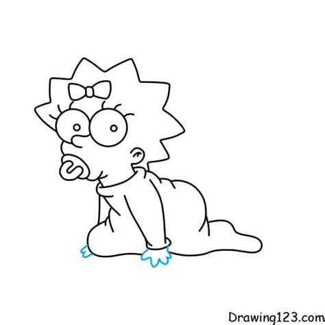 Maggie Simpson Çizimi Eğitimleri Adım Adım Maggie Simpson Nasıl çizilir