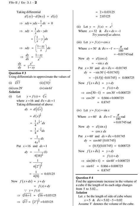 SOLUTION Integration And Calculas Notes Studypool