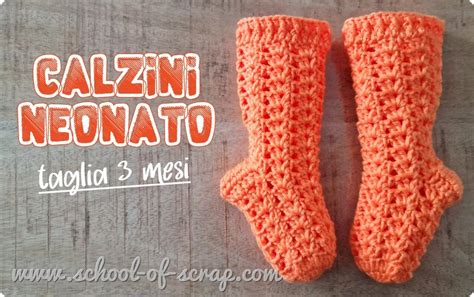 Uncinetto Facile Video Tutorial Bellissime Calzine Per Neonati Taglia Mesi Alessia Scrap
