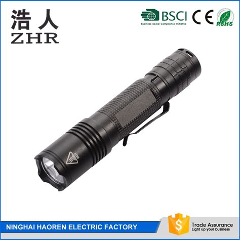 Rechargeable Led Police Security Flashlight High Quality Rechargeable
