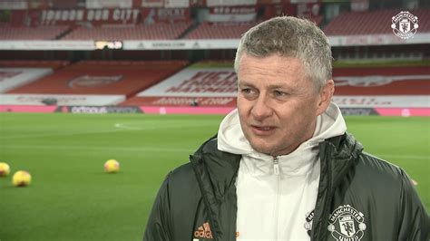 Ole Gunnar Solskjaer Pre Match Interview Before Arsenal V Man Utd 30