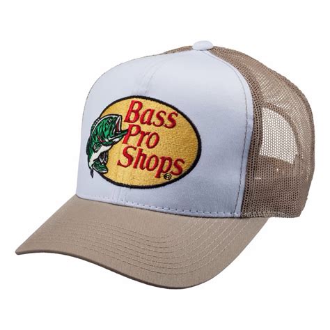 Bass Pro Shops Embroidered Logo Mesh Cap Tan