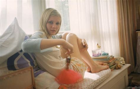 Kirsten Dunst On The Set Of The Virgin Suicides