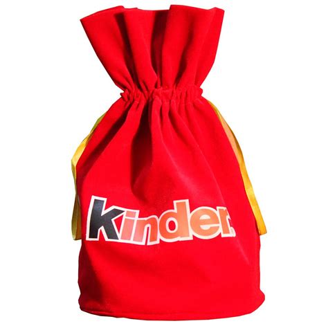 Купить Новогодний подарок "Kinder", набор №5, бархатный мешочек: в ...