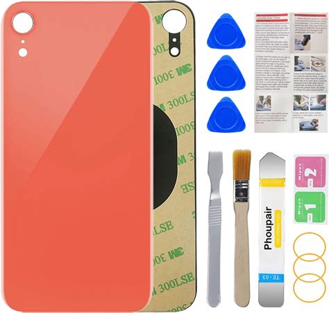 Amazon Perzework OEM Rear Back Glass Replacement For IPhone SE Inches Black