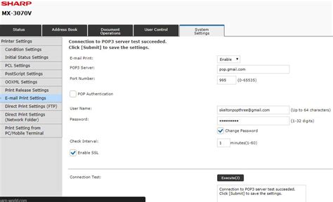 how to set up scan to email on sharp mx c304w makerkurt