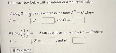 Solved Fill in each box below with an integer or a reduced | Chegg.com