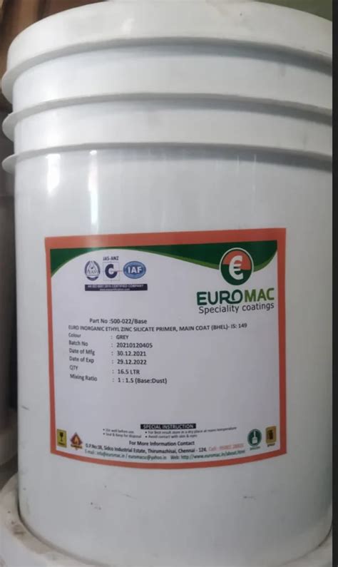 Inorganic Zinc Silicate Primer At ₹ 950litre Zinc Silicate Primer In
