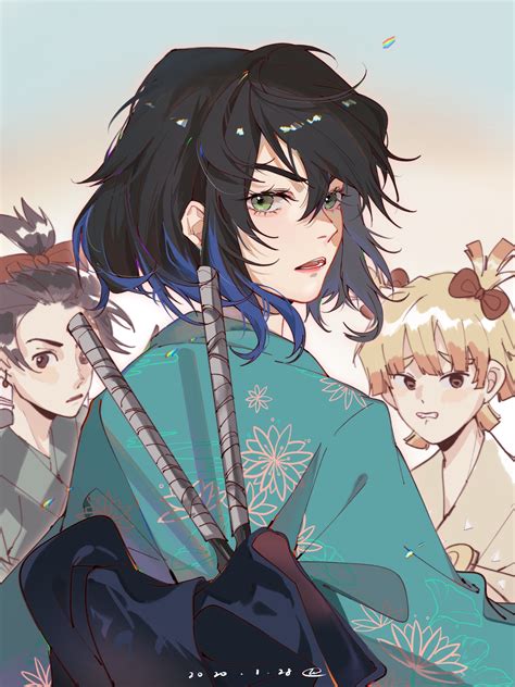 Kamado Tanjirou Agatsuma Zenitsu And Hashibira Inosuke Kimetsu No Yaiba Drawn By Icy