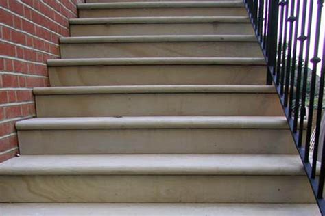 Sandstone Step Raj Bullnosed Sawn And Sandblasted Rock Unique Ltd