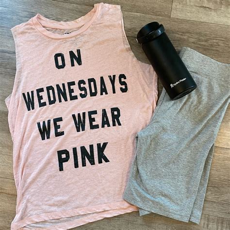 Mean Girls Pink Tank Top And Bike Shorts Gem