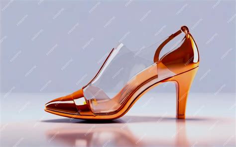 Premium Psd Cinderella Glass Shoe Realistic Design
