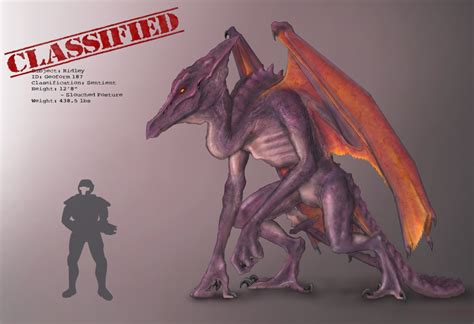 Metroid Declassified Ridley By Atlas Divide Metroid Metroid Samus Character Design