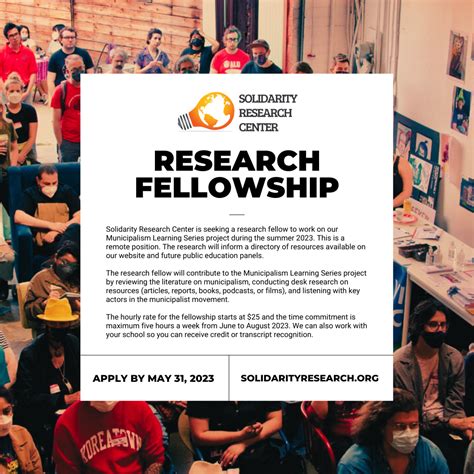 Research Fellowship Solidarity Research Center