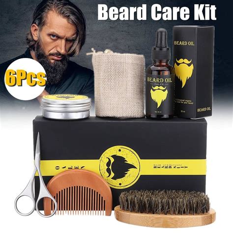 Beard Care Kit 6 Piece Set With Sage Fragrance