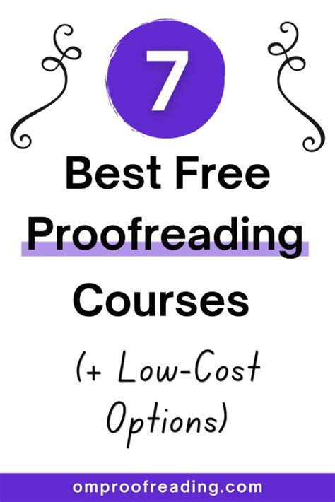 7 Best Free Proofreading Courses Low Cost Options Om Proofreading