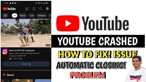 Fix YouTube Crashing Problem YouTube Crashed Problem Today YouTube Bug Today YouTube
