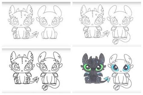 Нарисовать беззубика карандашом поэтапно легко для детей Фотоподборки 1