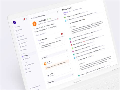 Crm Profile By Jeremy Blaze For Never Before Seen On Dribbble