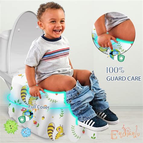 Buy ENDIANLU Toilet Seat Cover Disposable Extra Large Waterproof Individually Wrapped Portable