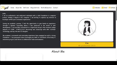 Payal Palve On Linkedin Webdevelopment Portfolio Html Css
