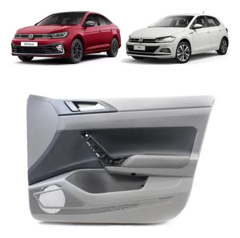Forro De Porta Dianteiro Direito Polo Virtus Original Vw