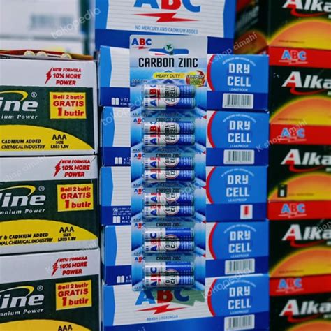 Jual Batre Abc Biru Aaa Isi Pcs Baterai Battery Batu Abc A