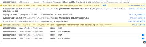 use custom startup folder does not work with all thunderbird 100 and