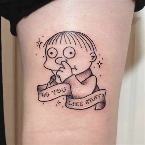 45 Ideias De Tatuagens De Desenhos Animados De Todos Os Tempos Tediado