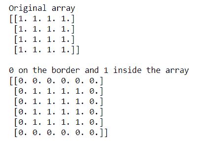 如何在 NumPy 数组周围添加边框 布客GeeksForGeeks 人工智能中文教程