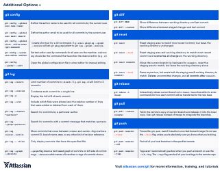 Git Cheat Sheet Blue Download Printable PDF Templateroller