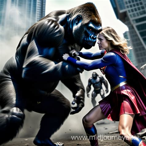 Supergirl Vs Gargantua By Aeazine On Deviantart