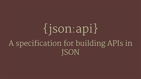 Building A Better Api With Jsonapi Speaker Deck
