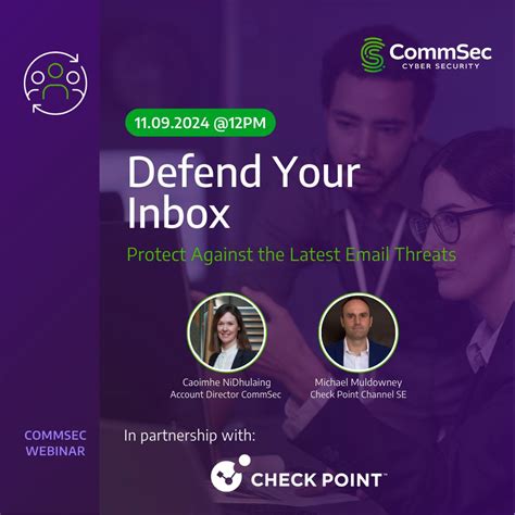 Commsec Cyber Security On Linkedin Cybersecurity Webinar Emailsecurity M365 Gsuite Teams