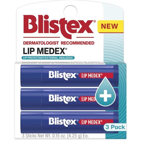 Blistex Lip Medex Medicated Lip Balm 24 Hr Moisture 0 15