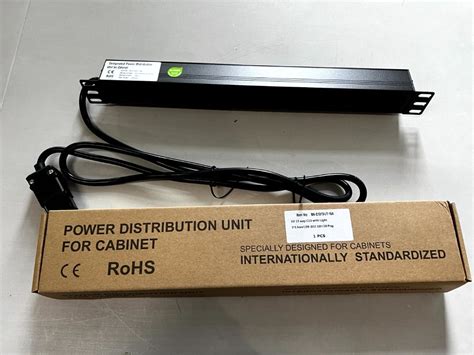 1u 13 Way C13 Horizontal Pdu With Input C20 Plug 3kva To 5kva Ups Computers And Tech Parts
