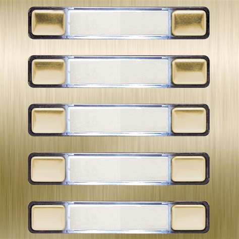 NX GOLD Double Push Button Module Golmar