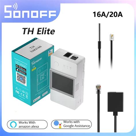Sonoff Th Elite A A Wifi Intelligens Hőmérséklet És Páratartalom Megfigyelő Kapcsoló Ths