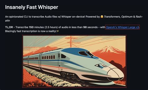 Blitzschnelle Audio Transkription Insanely Fast Whisper Jens Marketing