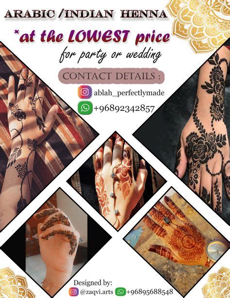Mehndi Poster Design