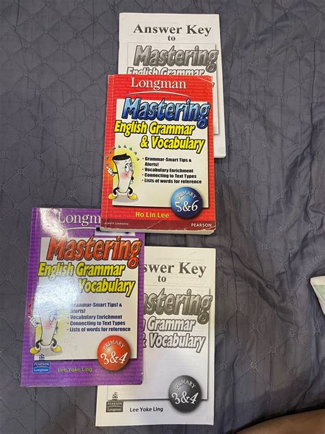 Mastering English Grammar And Vocabulary Hobbies And Toys Books