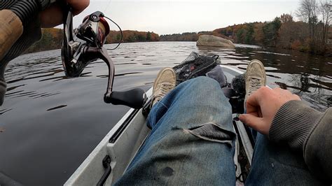 Late Fall Evening Smallmouth Bass Fishing A River Youtube