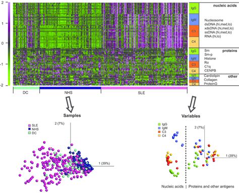 Heatmap And Principal Component Analysis Of The Functional Antibody